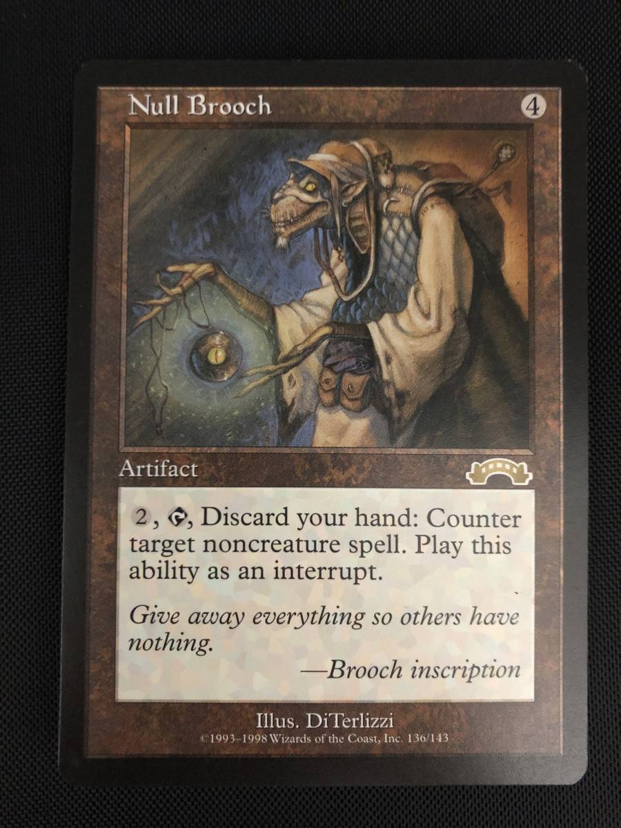 【やや傷や汚れあり】《無のブローチ/Null Brooch》[エクソダス] 英語版 (mtg Magic: The Gathering マジックザギャザリング)[EXO]の落札情報詳細 ...