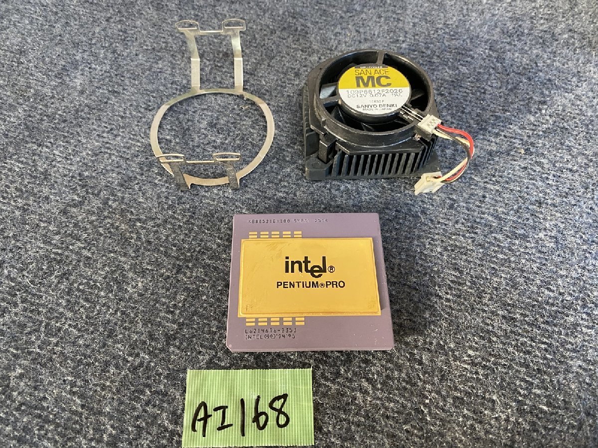 【やや傷や汚れあり】【送60サイズ】Intel Pentium Pro 180MHz 256kBキャッシュ SY031 Socket8 ...