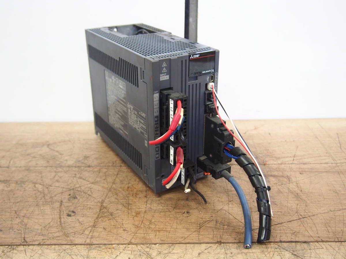 【傷や汚れあり】★【1K1021-64】 MITSUBISHI 三菱 サーボアンプ MR-J4-350A MELSERVO-J4 動作保証 の ...