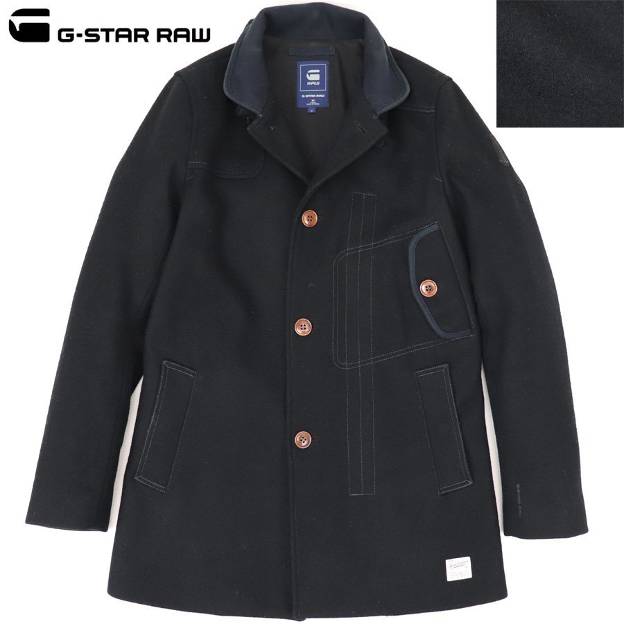 【未使用】1円/G-STAR RAW/XSサイズ/エコレザー ブルゾン VODAN-R 3D SLIM GPL JKT D12653-5355-990 ワイルド 渋い 新品/黒/ブラック ...