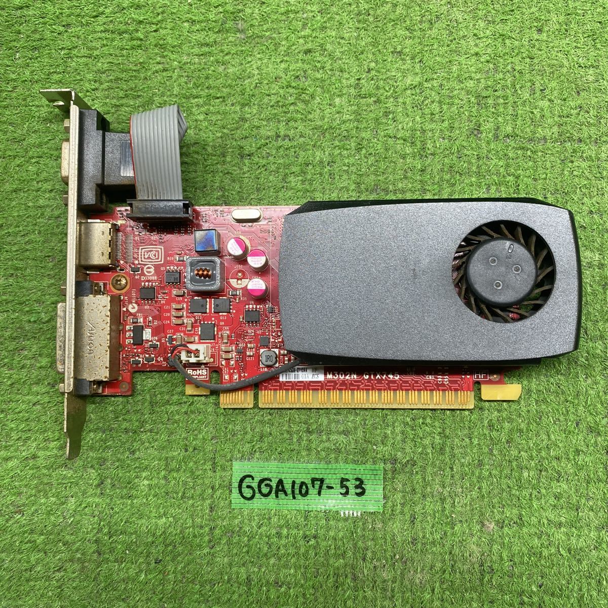 【傷や汚れあり】GGA107-53 激安 グラフィックボード DELL NVDIA GeForce GTX 745 M302N GDDR3 ...