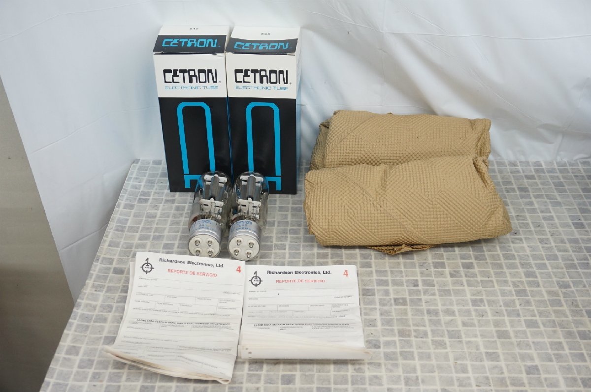 【未使用】[SK] [a531180] 未使用品 CETRON セトロン 300B 真空管 マッチドペア 2本セット 元箱付き の落札情報詳細 ...
