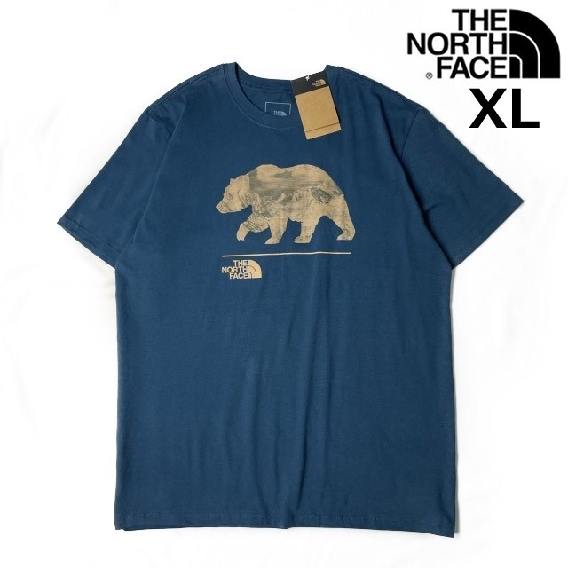 【未使用】売切り【正規新品】THE NORTH FACE S/S BEARSCAPE 2 TEE 半袖 Tシャツ US限定 クマ グラフィック ...