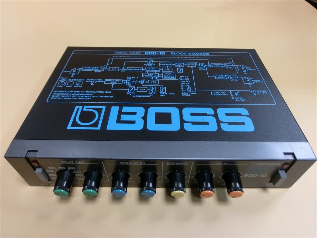 【目立った傷や汚れなし】T【ア2-68】【60サイズ】BOSS ボス/RDD-10/デジタルディレイ エフェクター/※動作未確認ジャンク扱いの ...