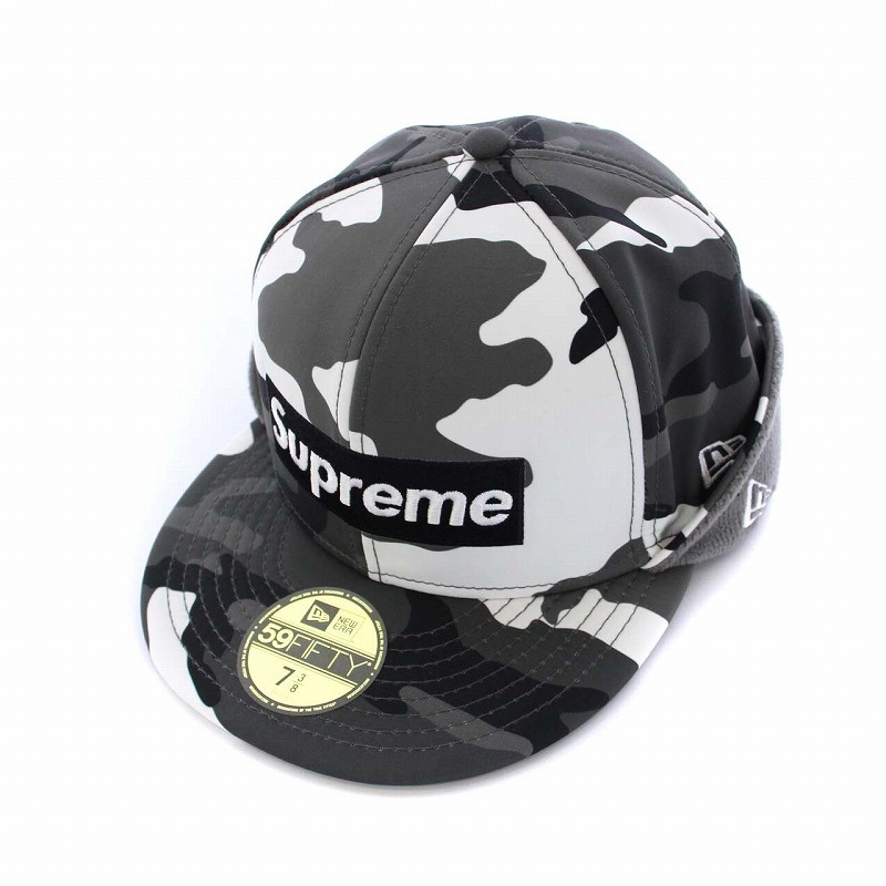 【目立った傷や汚れなし】シュプリーム SUPREME NEW ERA 20FW WINDSTOPPER Earflap Box Logo ...