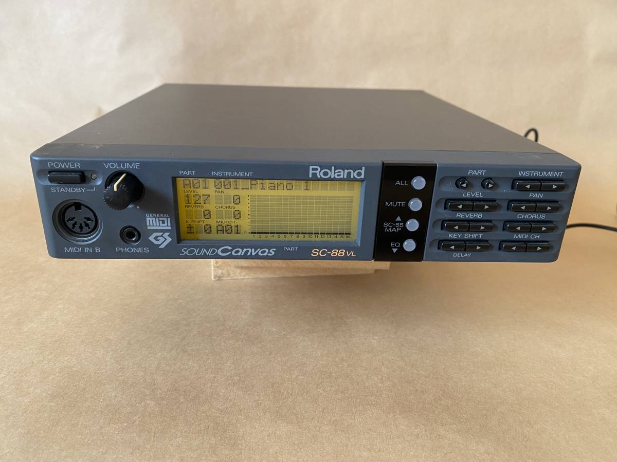 【傷や汚れあり】Roland ローランド SOUND CANVAS MIDI SC-55の落札情報詳細 - ヤフオク落札価格情報 オークフリー