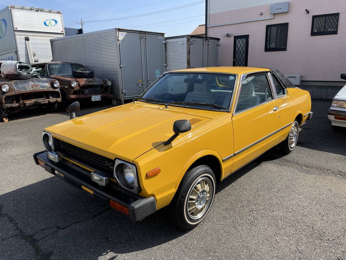 【走行距離 ？km】初代 日産 パルサー スーパー クーペ 1400 TSXE KHN10 5速 初期型 純正アルミ A型 DATSUN ...