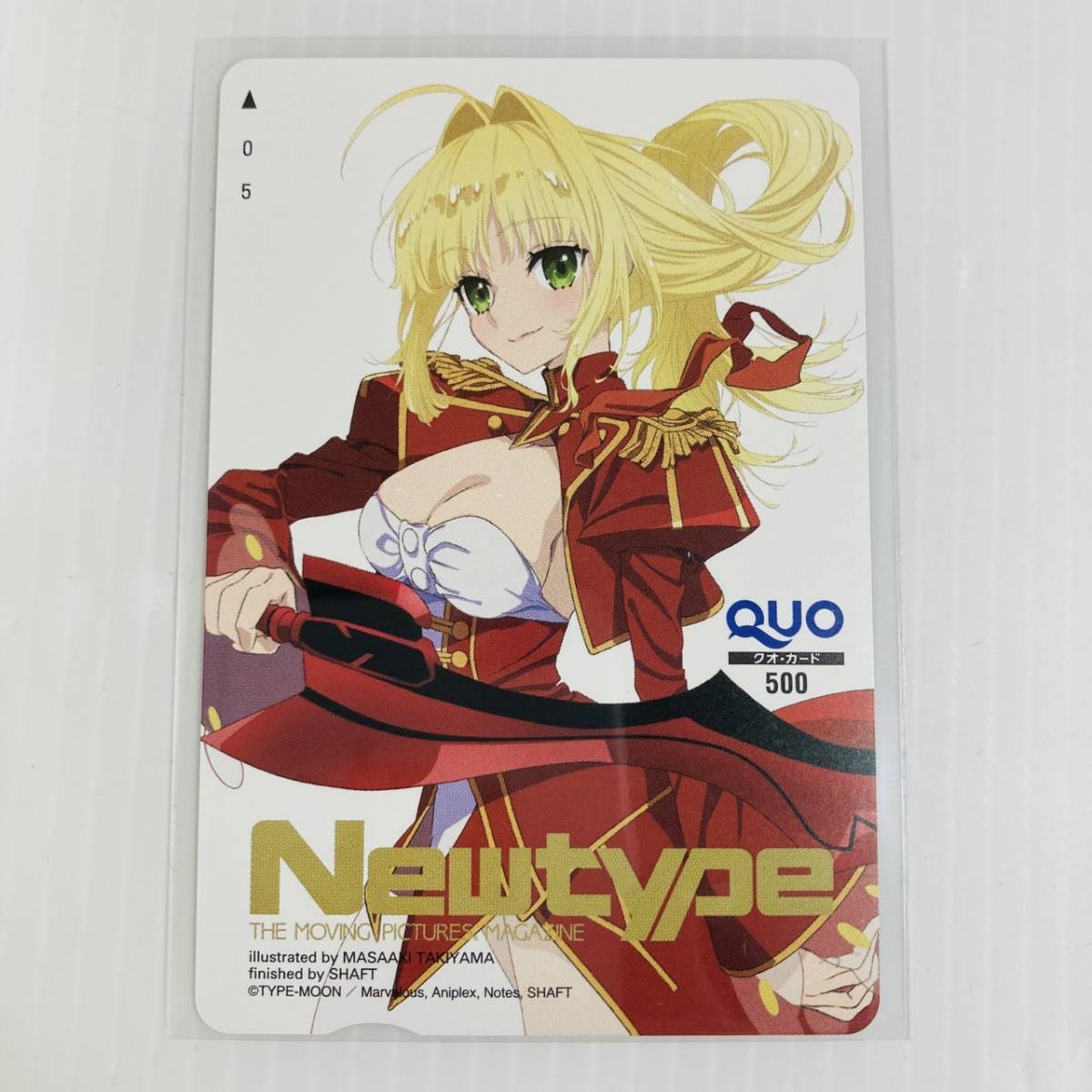 【未使用】KK217『Fate/EXTRA Last Encore』NewTYPE/TYPE-MOON QUOカード/図書カードの落札情報詳細 - Yahoo!オークション落札価格検索 オークフリー