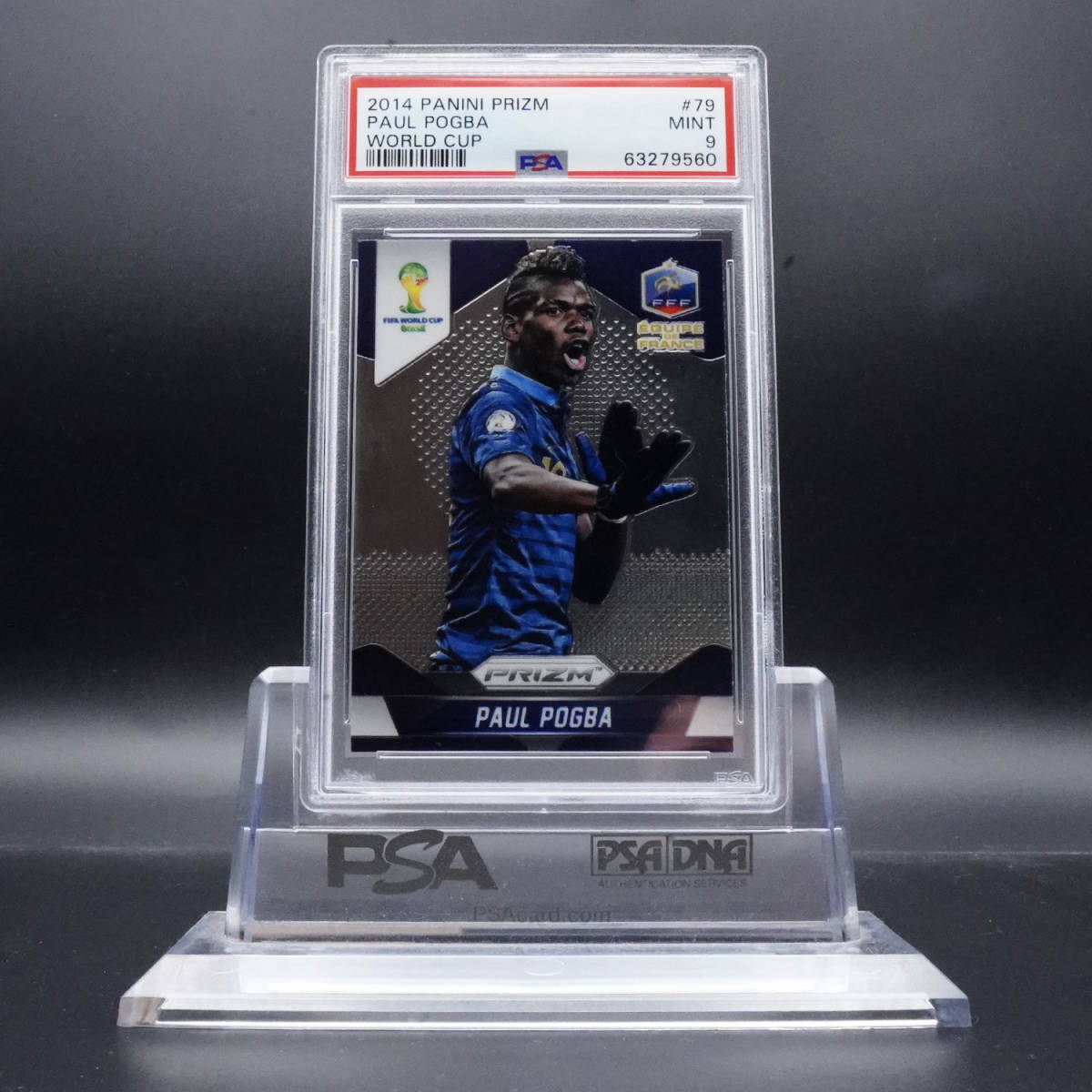 【目立った傷や汚れなし】[PSA9] 2014 Prizm World Cup Paul Pogba #79 RC ポール・ポグバ プリズム ...