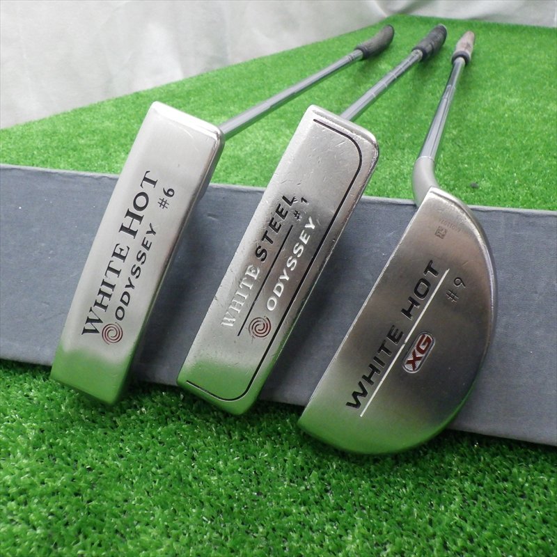 【全体的に状態が悪い】03134 ODYSSEY オデッセイ パター 3本 の落札情報詳細 - ヤフオク落札価格情報 オークフリー