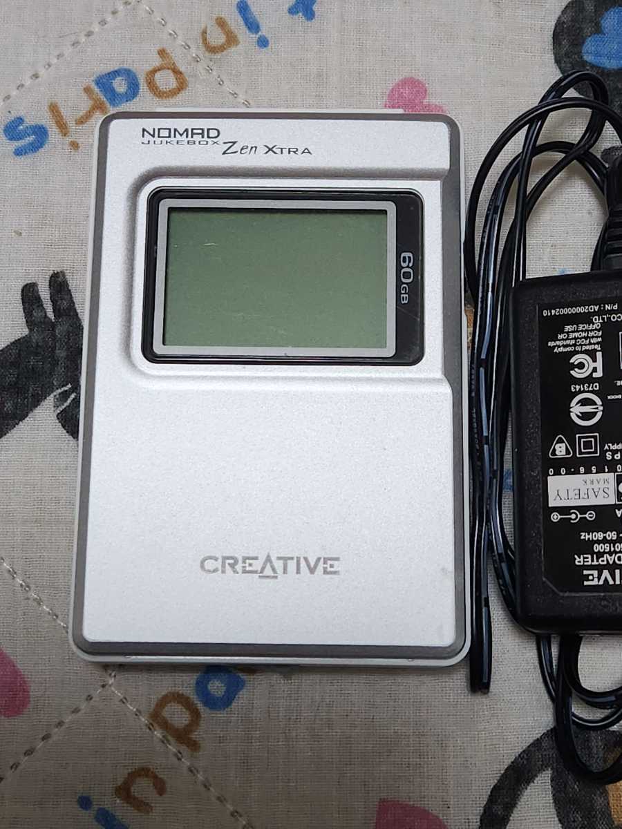 【目立った傷や汚れなし】★CREATIVE【NOMAD Jukebox ZEN Xtra 60GB】20年前のold DAP★とてもアナログな ...