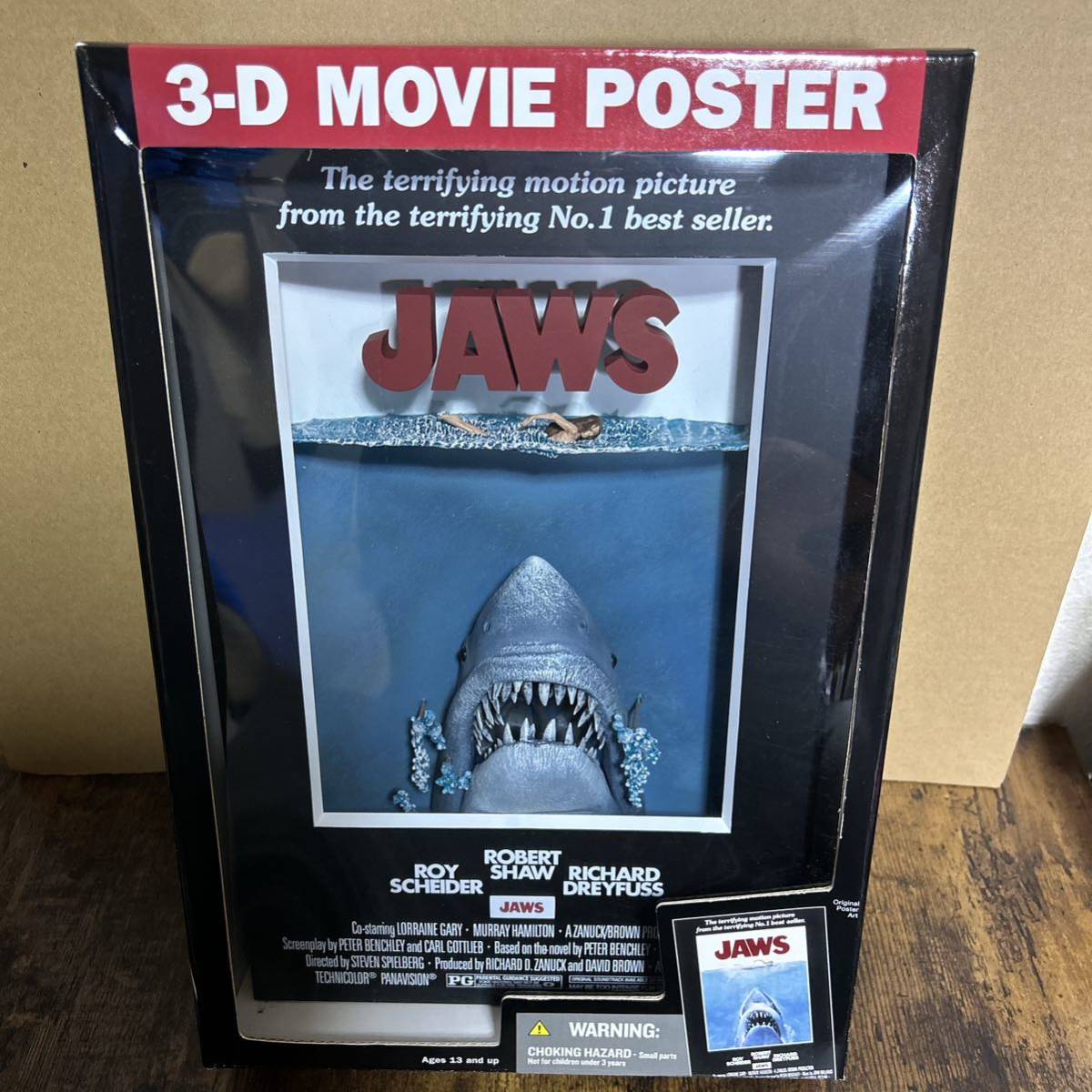 【未使用】1円〜 McFarlane Toys 3D Movie Poster JAWS マクファーレントイズ 3Dムービーポスター ジョーズ （検 neca ネカ funco ファンコ）の ...
