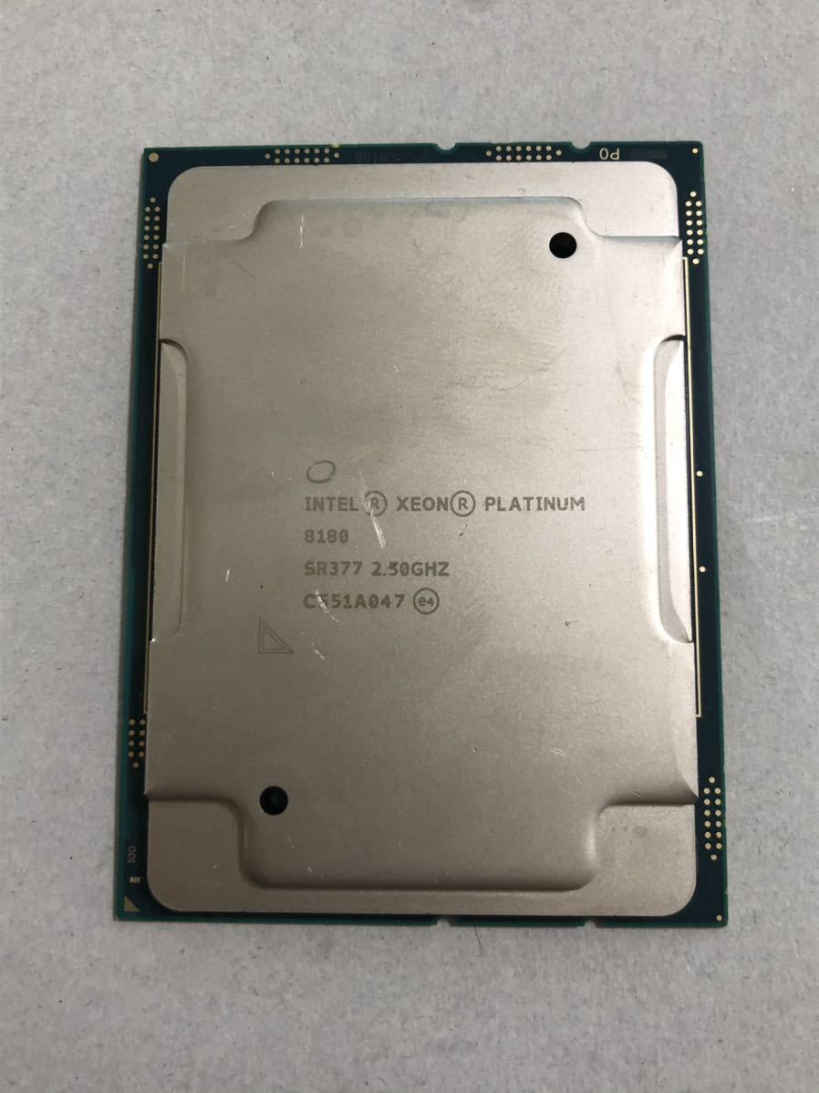 【全体的に状態が悪い】Intel CPU Xeon PLATINUM 8180 中古分解品 動作未確認 ジャンクの落札情報詳細 - ヤフオク ...