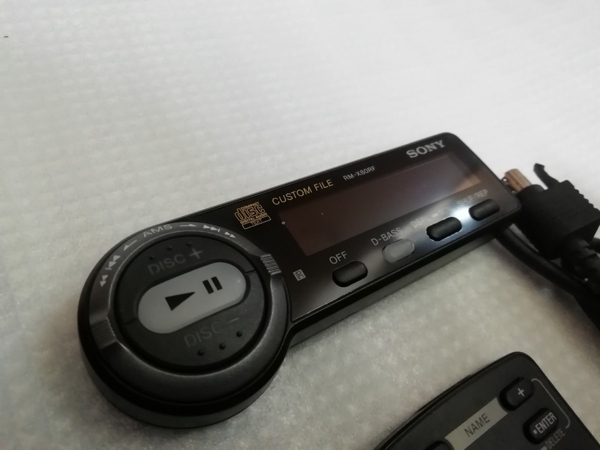 【全体的に状態が悪い】SONY ソニー CDチェンジャー CDX-555RF RM-X80RF RM-X81RF ジャンク品の落札情報詳細 ...