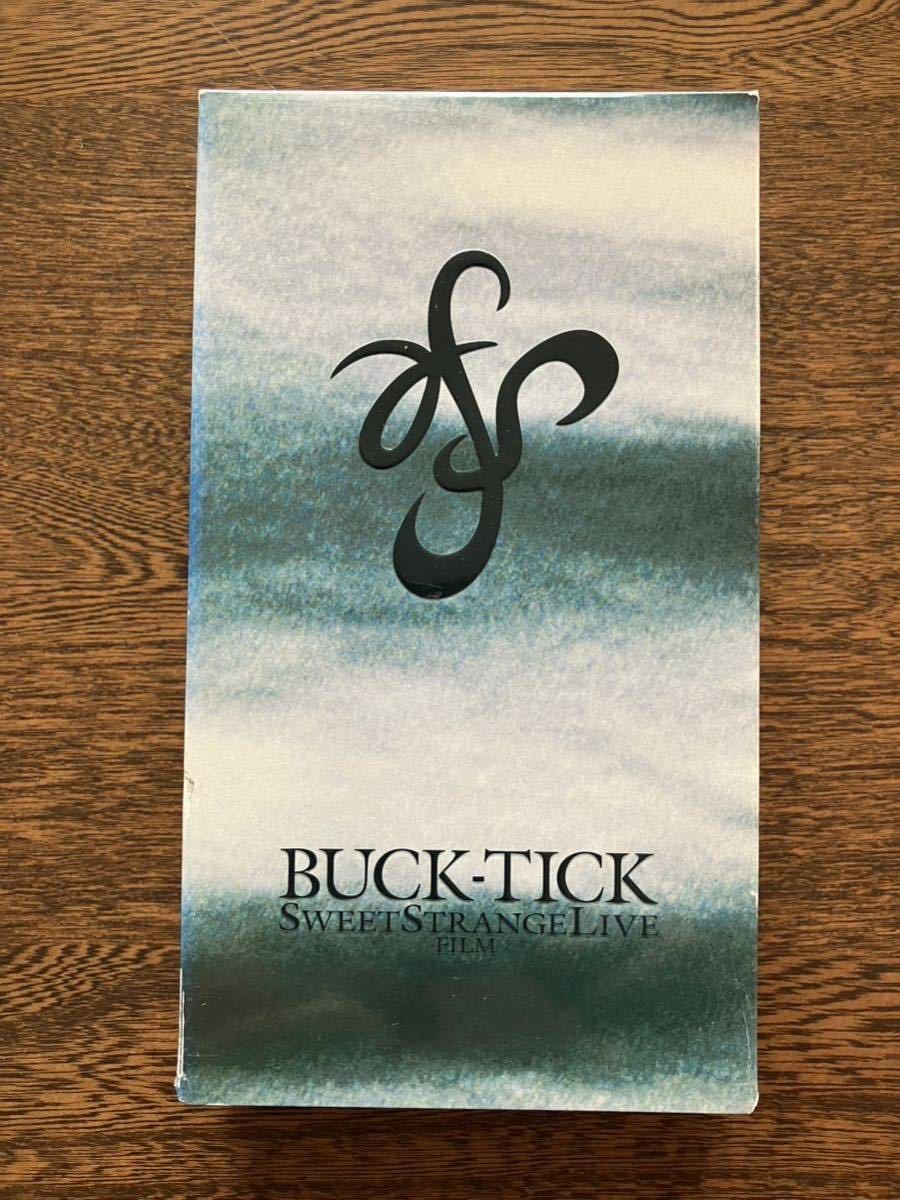 【傷や汚れあり】4【VHS】BUCK-TICK バクチク SWEET STRANGE LIVE FILM ポストカード付 VHSビデオテープ ...