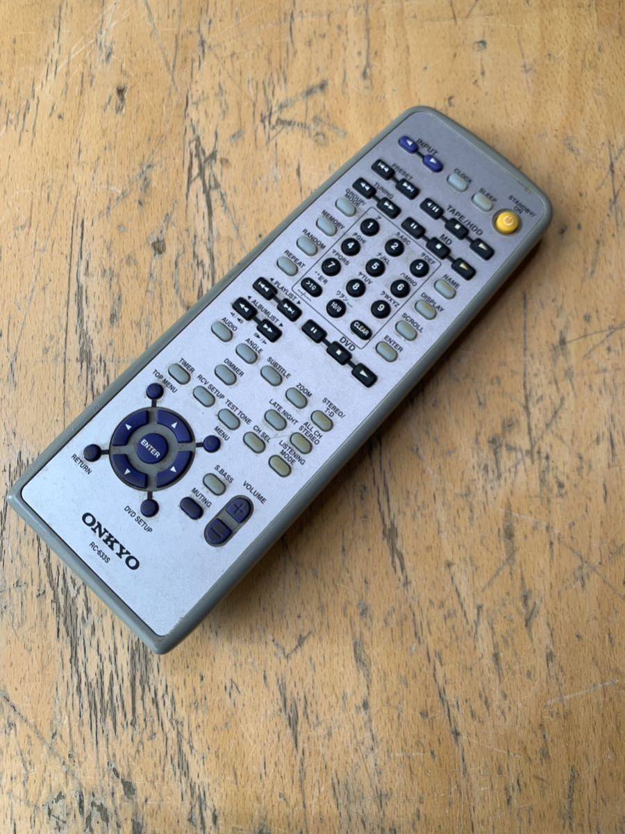 【傷や汚れあり】ONKYO オンキョー システムコンポリモコンRC-633S動作品の落札情報詳細 - ヤフオク落札価格検索 オークフリー