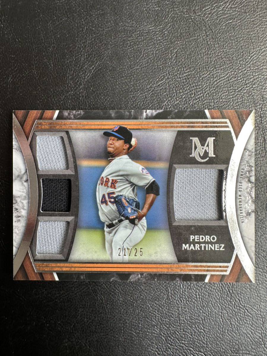 【未使用に近い】2022 topps MUSEUM COLLECTION PEDORO MALTINEZ 21/25 Game Used ...