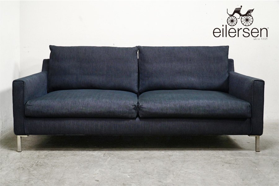【未使用に近い】720 短期展示 極美品 eilersen(アイラーセン) Streem line(ストリームライン) 2人掛けソファ(2シーター) ACTUS(アクタス) 北欧40万の落札 ...