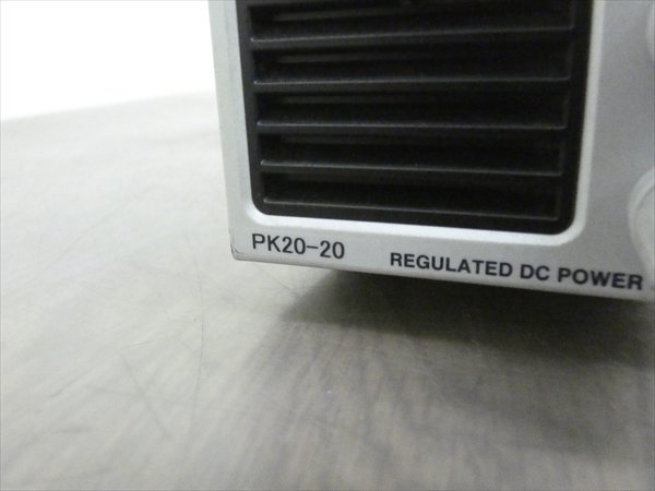 【傷や汚れあり】松定プレシジョン/Matsusada☆安定化電源/DC電源☆PK20-20 管N20467 #の落札情報詳細 - ヤフオク落札価格検索 オークフリー