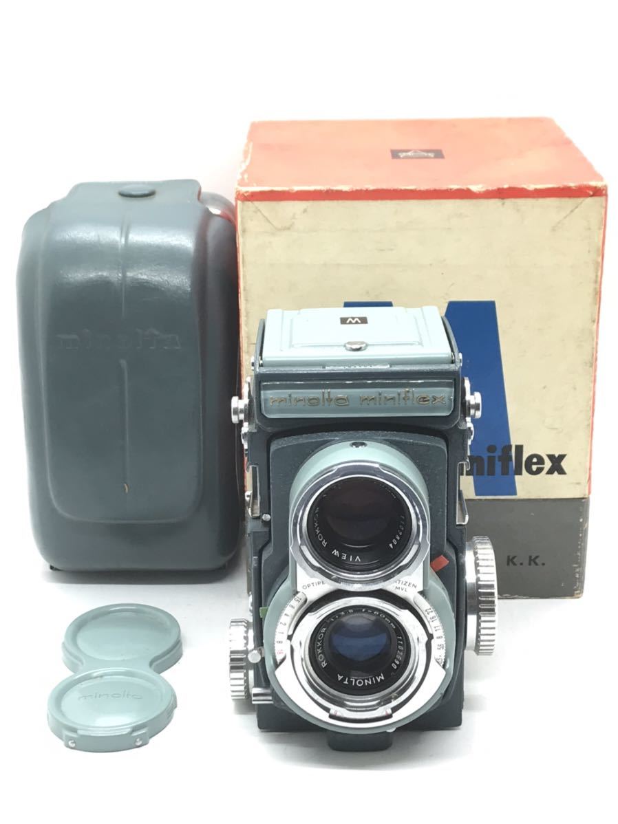 【目立った傷や汚れなし】H536 MINOLTA ミノルタ miniflex / VIEW ROKKOR 60mm F2.8 / ROKKOR ...