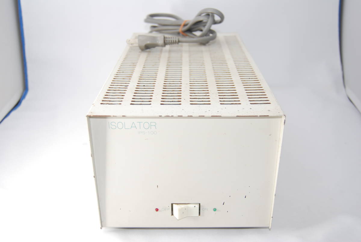 【傷や汚れあり】★貴重★通電OK★簡易チェック済み★ HARMONIA ハルモニア ISOLATOR IPS-100 クリーン電源ユニット ...