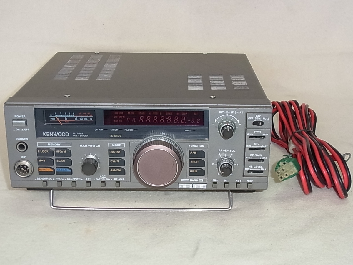 【傷や汚れあり】kenwood ケンウッド Ts 680v 改hf100w Hf 50mhz オールモード機 中古品の落札情報詳細