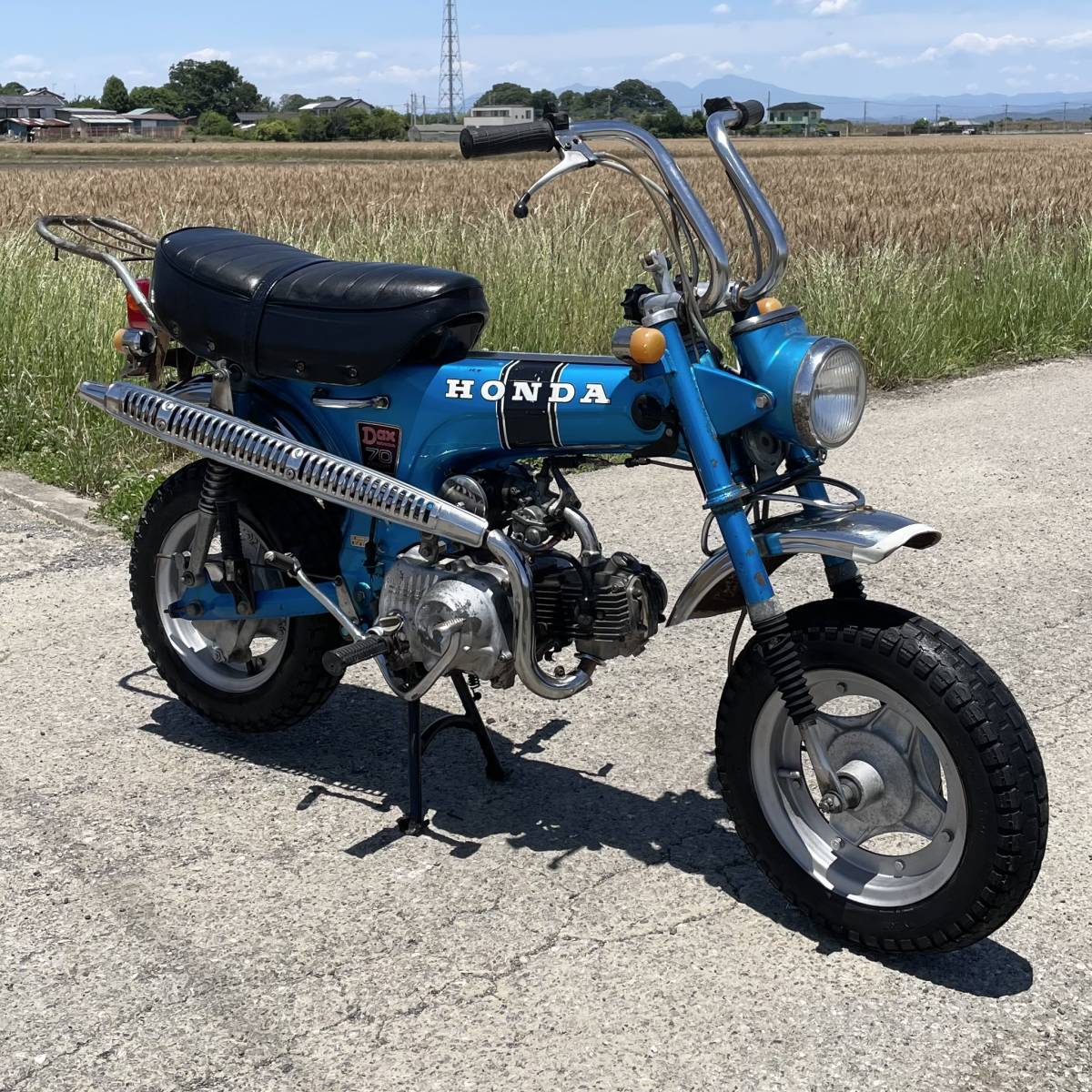 【傷や汚れあり】ホンダ ダックス70 希少 実動 純正 スズキヤマハカワサキ検)CB NS TZ KDX DT モンキー マグナ ゴリラ JAZZ ST AB 7244㎞ メタリック DAXの ...