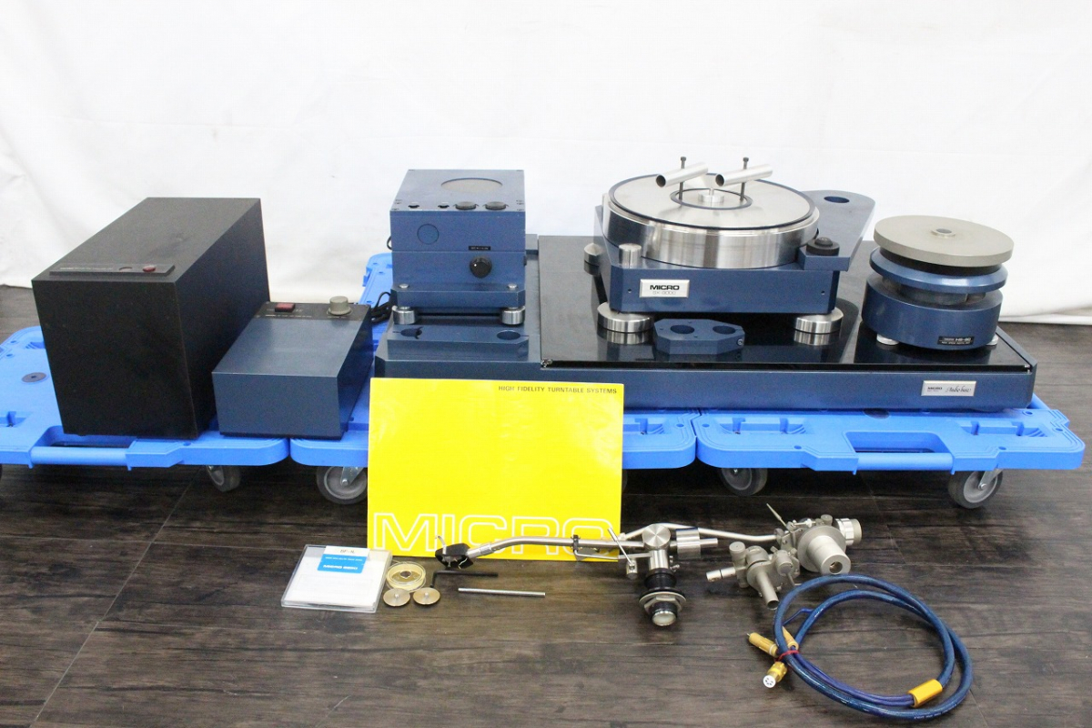 【やや傷や汚れあり】【行董】 希少 MICRO マイクロ ターンテーブルセット SX-8000 RY-5500 RV-1090 BA-100 RP-8020 HS-80 直接引き取り歓迎 ※5 ...