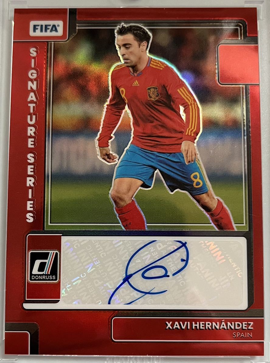 【未使用に近い】シャビ 2022-23 Panini Donruss Xavi Hernandez 直筆サインカード Barcelona Spain red Autoの落札情報詳細 ...