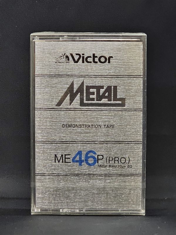 【未使用】6-100-60 Victor METAL ME 46P(PRO.) カセットテープ★デモンストレーション★スペクトラム/阿川泰子 ...