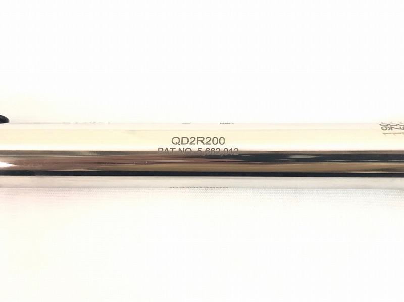 【傷や汚れあり】Snap-On/スナップオン 3/8インチ トルクレンチ 40-200インチ/ポンド 全長28cm QD2R200 工具 ...