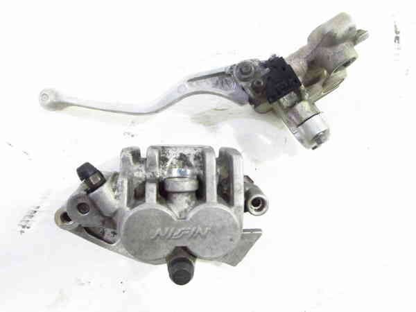 【目立った傷や汚れなし】ZEXT XR250R ME08 希少 純正 フロントブレーキSET キャリパー/マスター 固着なし 検※ ME06 XR250バハ XR250モタード MD30 ...