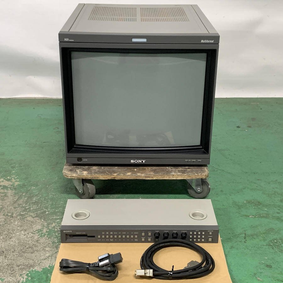 【傷や汚れあり】SONY ソニー BVM-D20F1J / BKM-10R マスターモニター / コントローラー ACコード 接続ケーブル ...