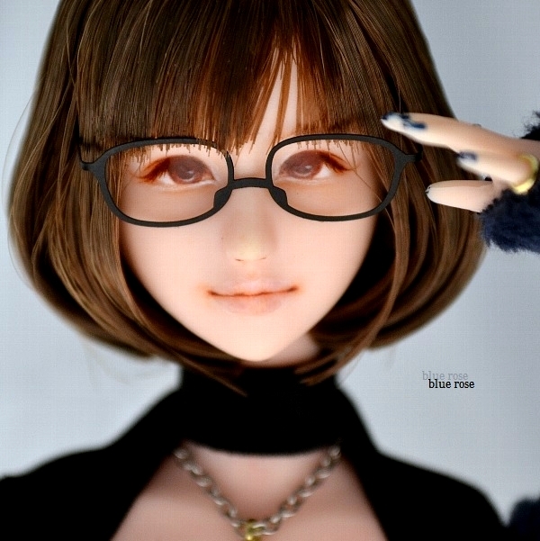 【未使用】*blue rose* 1/6 カスタムドール (カスタムヘッド＋ボディ＋衣装+靴＋イス) フルセット 莉子 オビツ01 customdoll ☆首穴加工済み☆の落札情報詳細 ...