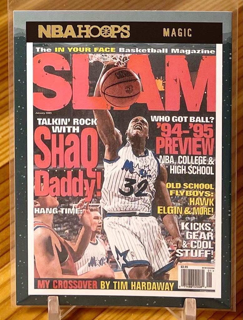【目立った傷や汚れなし】Shaquille O’Neal 2021-22 Hoops Slam Magazine Winter Gold ...