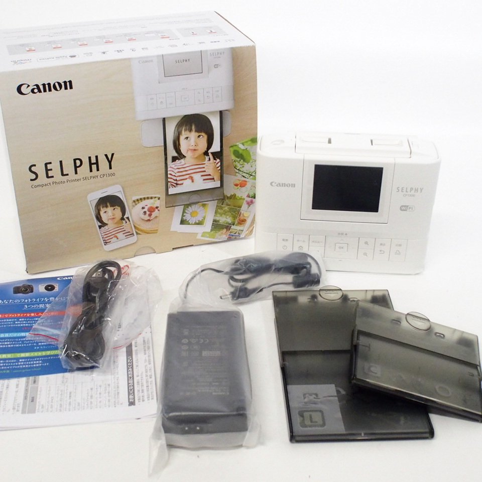 【未使用】f002 KAIDAN Canon キャノン キヤノン コンパクトフォトプリンター SELPHY CP1300 未使用 保管品の落札 ...