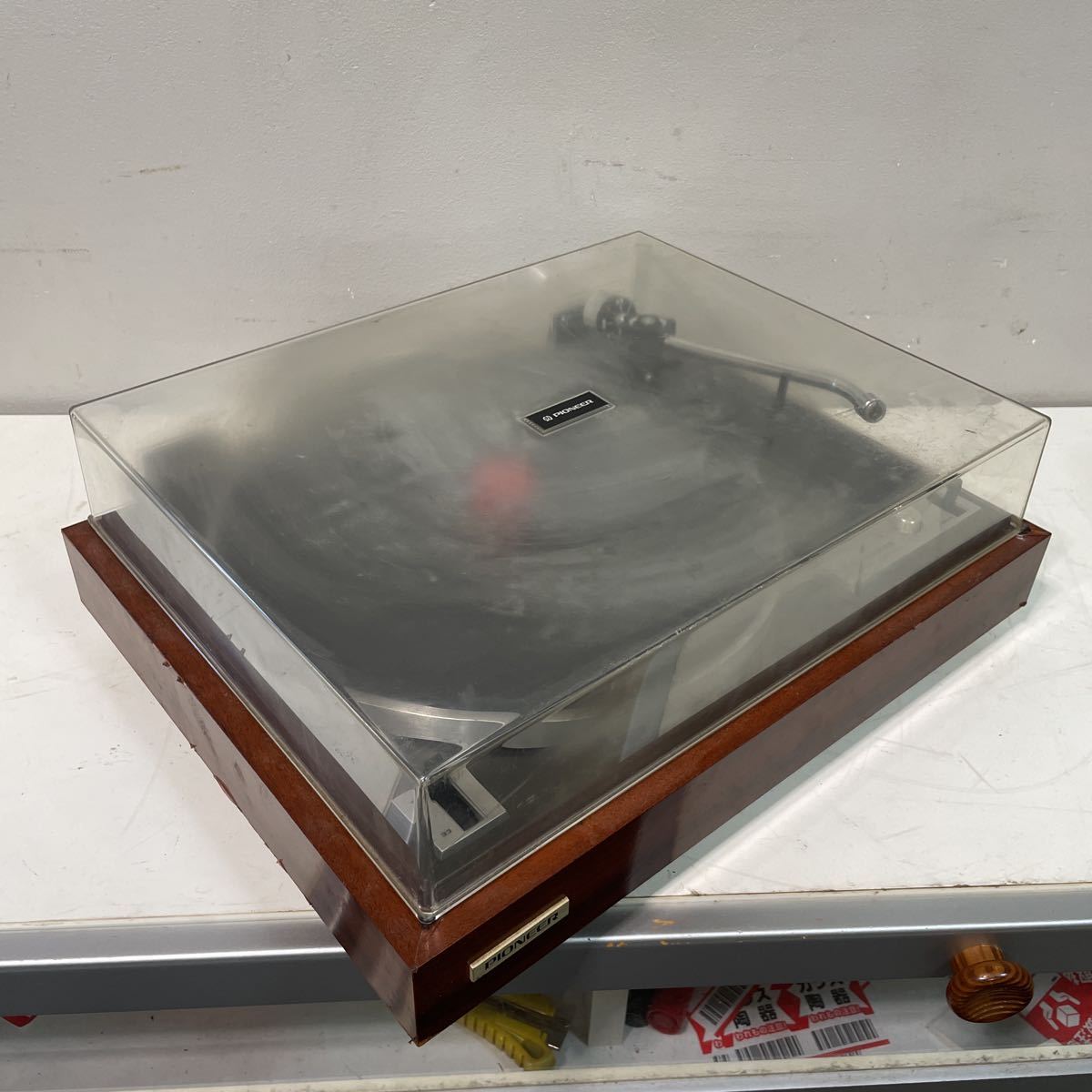 【傷や汚れあり】PIONEER PL-155 ステレオレコードプレーヤー パイオニア ターンテーブル ジャンク 格安売り切りスタート の落札 ...