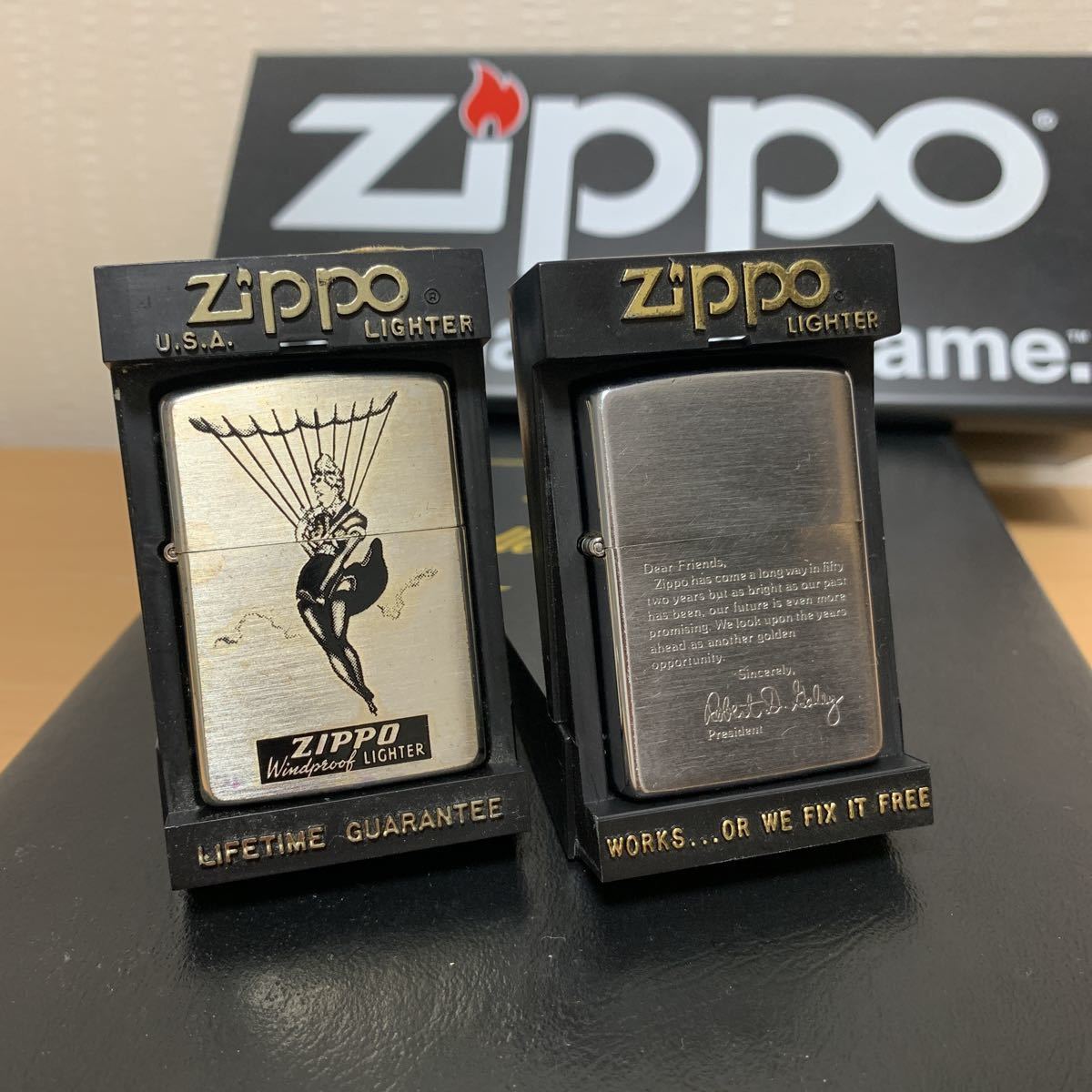【やや傷や汚れあり】ZIPPO ジッポー VINTAGE ビンテージ CHROME COATING クロームコーティング SILVER ...