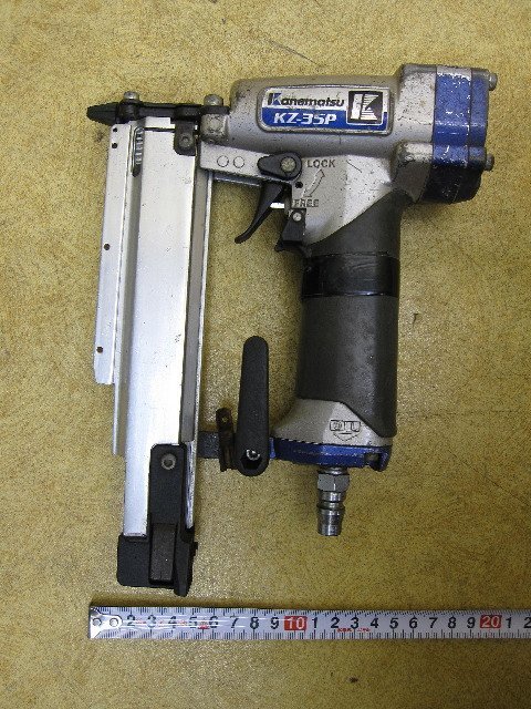 【傷や汚れあり】Kanematsu カネマツ 兼松 ピンネイル KZ-35P ピンタッカ 内装仕上用ピンタッカ 常圧 ピン釘打ち機 本体のみの落札情報詳細 - Yahoo!オークション落札価格 ...