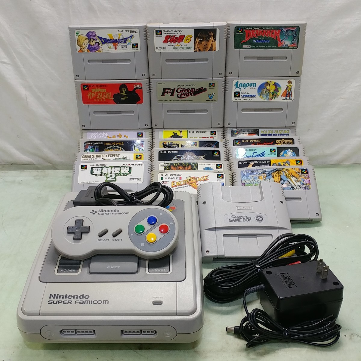 【やや傷や汚れあり】☆動作品☆レトロゲーム☆ Nintendo/任天堂 SFC/スーパーファミコン 本体 ゲームソフト まとめて セットの落札情報詳細 - Yahoo!オークション落札価格検索 ...