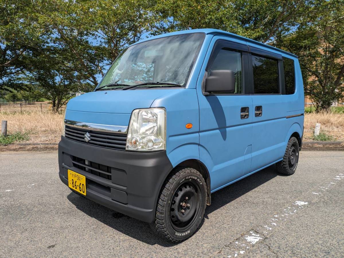 【走行距離 133,500 km】【茨城より】エブリィワゴン DA64W 5MT パートタイム4WD 走行133500キロ 車検令和6年8月29日まで バンライフ四駆DA17エブリイの落札情報 ...