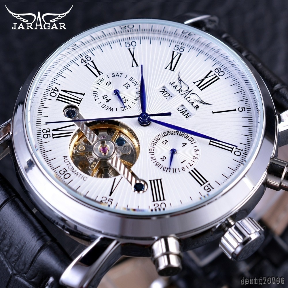 【未使用】粋☆腕時計 メンズ JARAGAR 海外ブランド 高級 自動巻き JAG540M3 S2 トゥールビヨン 本革 レザーバンド 機械式 Pc-73の落札情報詳細 - ヤフオク落札価格 ...