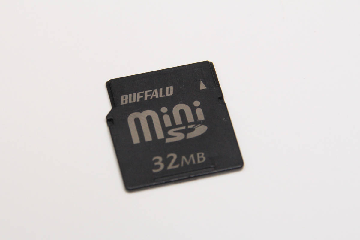 【傷や汚れあり】32MB miniSDカード BUFFALOの落札情報詳細 - Yahoo!オークション落札価格検索 オークフリー