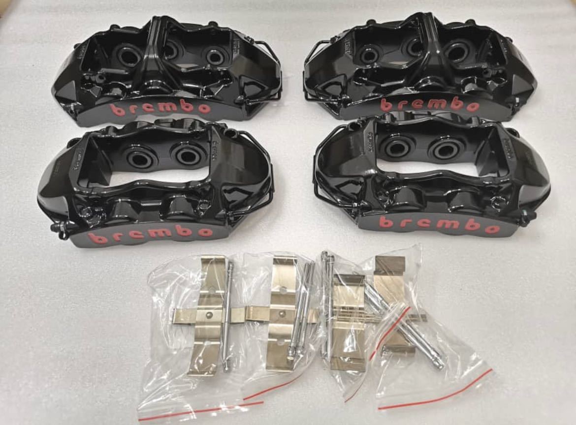 【未使用】brembo ブレンボ ブレンボキャリパー 6POT 4POT GT6 GT4 ロゴカスタム仕様 新品 ブレーキパッド付き BMW ...