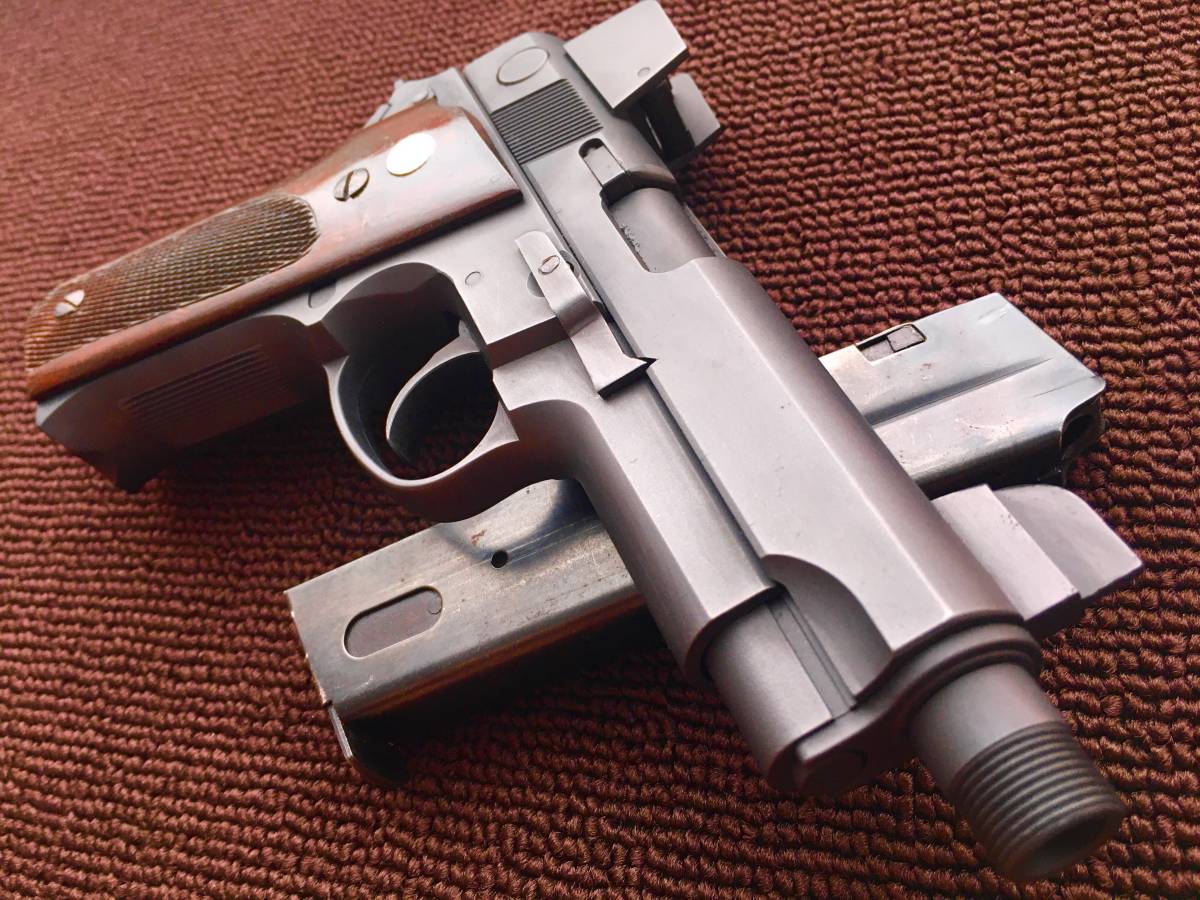 【傷や汚れあり】S&W Mk-22 mod0 ハッシュパピー MGC M459ベース個人カスタム 仕上げ直し木製グリップ付き MGS3の落札 ...