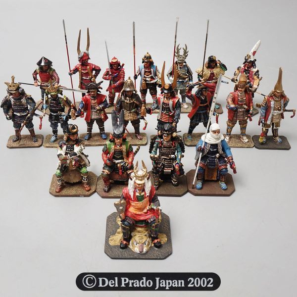 【傷や汚れあり】W193. デルプラド Del Prado Japan.2002 戦国覇王 戦国武将 フィギュア 侍 20体 / 置物飾り物 ...