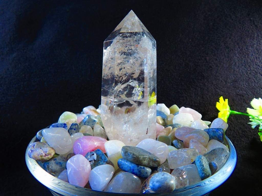 【未使用】★浄化済み★天然高透明水晶★藍針入りポイント★さざれ石三点セット851g台付き★tr25151の落札情報詳細 - ヤフオク落札価格検索 オークフリー