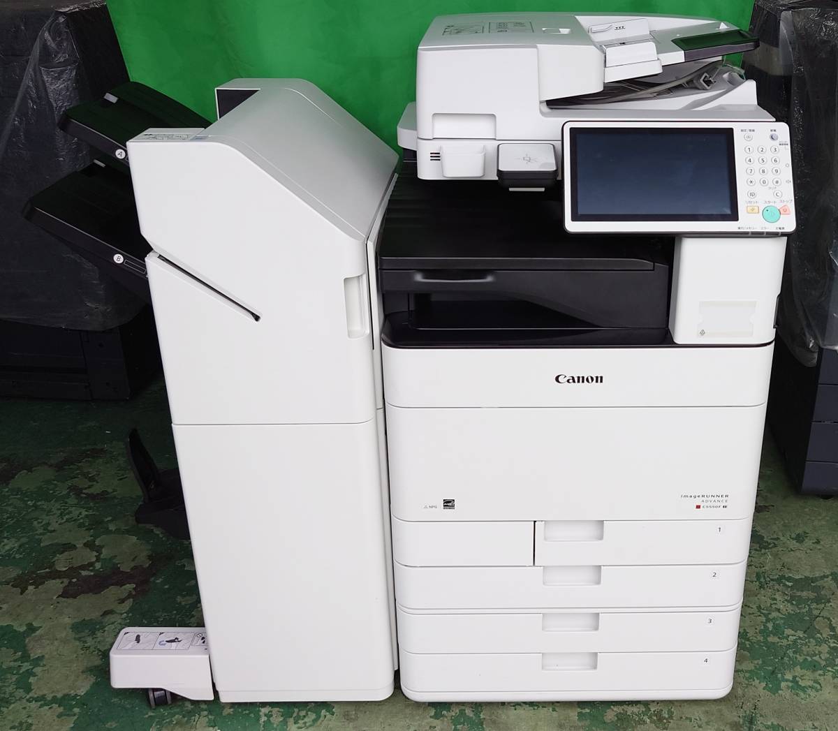 【やや傷や汚れあり】高速印刷50/分 印刷数13,214枚 オプション品 取説付 2018年1月発売 Canon iR-ADV C5550FⅡ Gen3 2rd Edition ( 4段 C ...