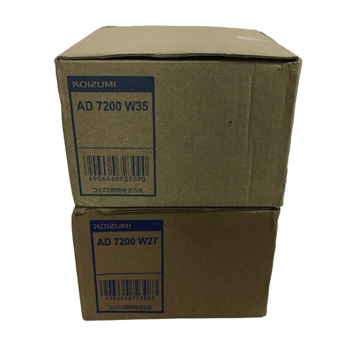 【未使用】 未使用品 コイズミ KOIZUMI AD7200 W35（温白色3500K）/AD7200 W27（電球色2700K）ダウンライト 2点セット X49609/19NKの落札情報詳細 ...