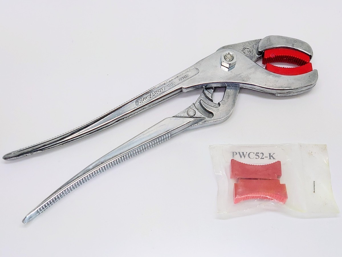 【傷や汚れあり】【Blue-Point】ブルーポイント コネクター プライヤー アルミ クッション パイプ PWC52A 交換用樹脂パッド付 ...